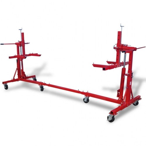 Rettebænk til biler, rød