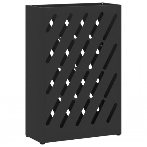 Parasolfod med opbevaring Sort 28 x 12 x 41 cm Metal