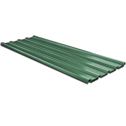 Tagplader Grøn 129 x 45 cm Metal