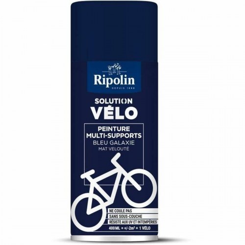 Ripolin blå mat spraymaling 500 ml til cykel