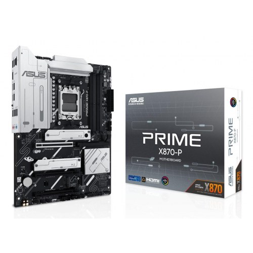 ASUS Prime X870-P bundkort AM5 ATX med USB4 og 2,5 GbE