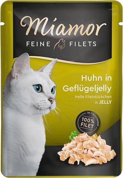 Miamor Feine Filets kylling i gelé – vådfoder 100 g