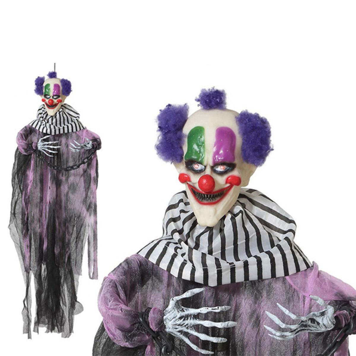 Hængende klovn med lys, lyd og bevægelse - Halloween