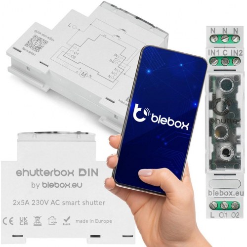 Smart rulleskodestyring – Blebox Shutterbox DIN
