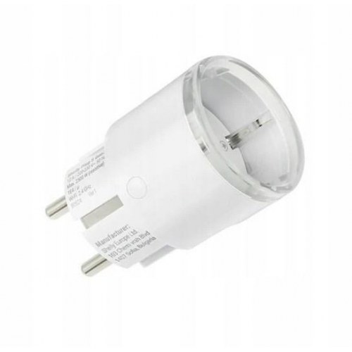 Shelly Wave Plug S smart stikkontakt - Z‑Wave 800, hvid