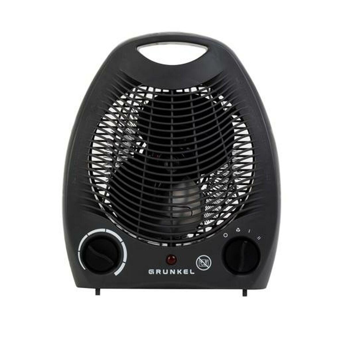 Elradiator varmeblæser 2000 W - Grunkel, sort