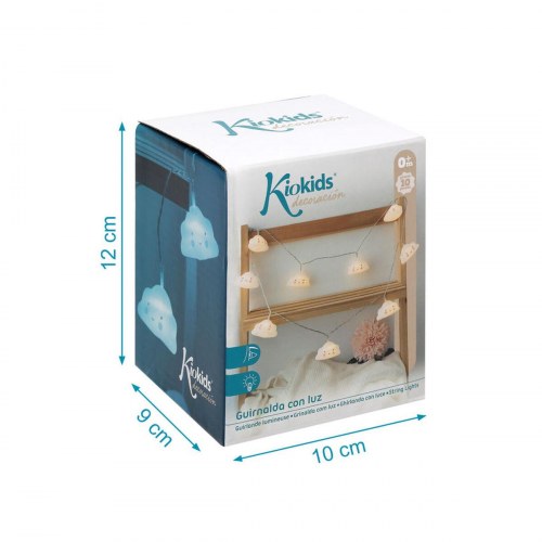 Lyskæde med LED skyer 150 cm - julelys og hygge