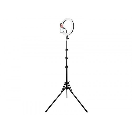 Tracer 30 cm ring light med stativ 210 cm - LED lys