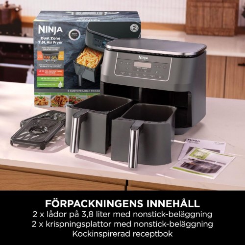 NINJA DZ300EU airfryer 7,6 l dobbelt skuffe - 2400 W