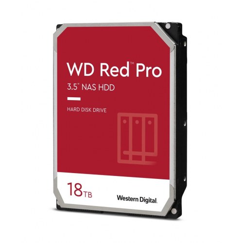WD Red Pro 18 TB 3,5" NAS harddisk - SATA 7200 RPM