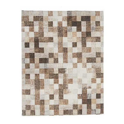 Kinvara beige dug i tyndt kanvas 140×180 cm