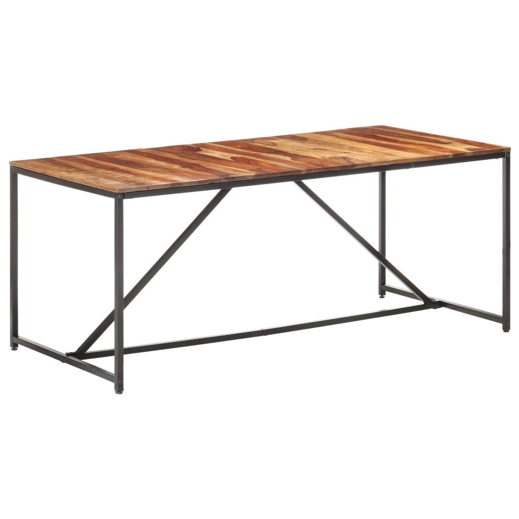 Spisebord 180x90x76 Cm Massivt Sheeshamtr Spisebord 180x90x76 Cm Massivt Sheeshamtr