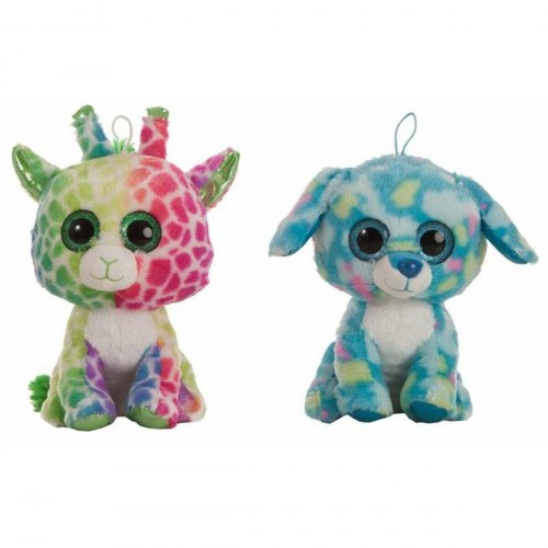 Bamse - farverige dyr 45 cm (assorterede)