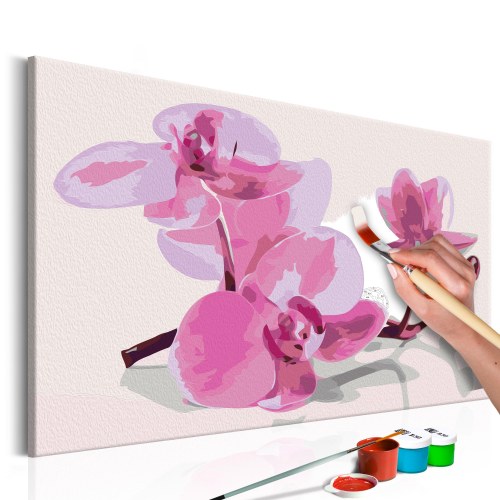 Mal selv billede - Orchid Flowers 60 x 40 cm