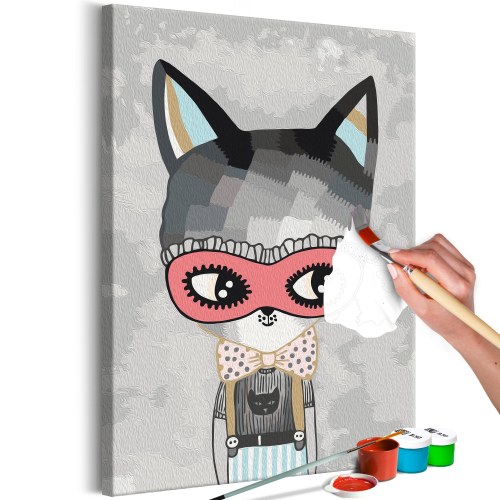 Mal selv billede - Elegant Kitty 40 x 60 cm