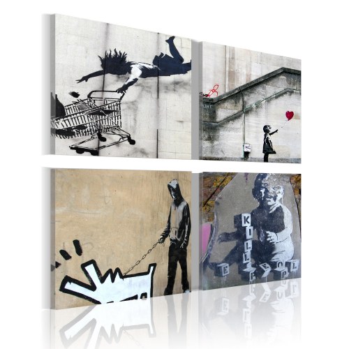 Billede - Banksy - fire orginal ideer