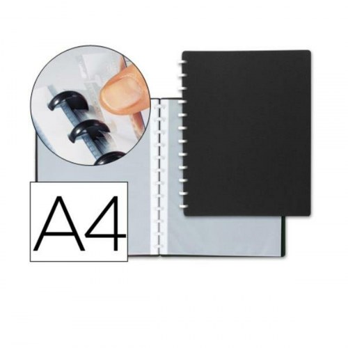 Sort A4 mappe - Liderpapel WA03