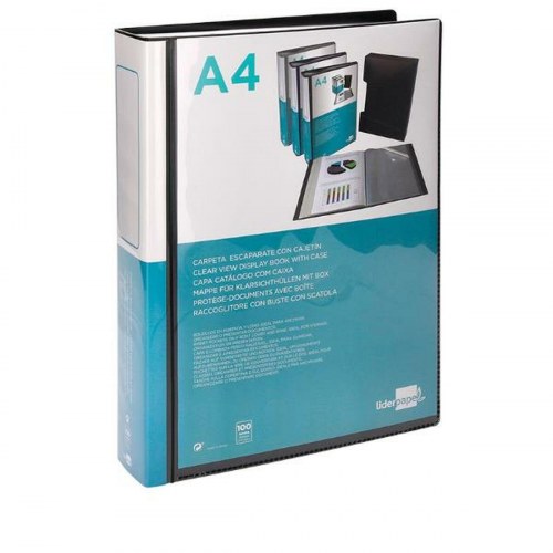 A4 mappe sort polypropylen - CJ65