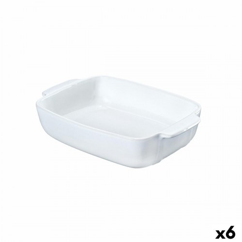 Køkkenspringvand Pyrex Signature Hvid Keramik Rektangulær 25 x 19 x 7 ...