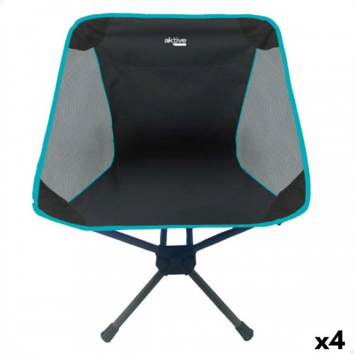 Sammenklappelig campingstol 4 stk. - 58×66×46 cm