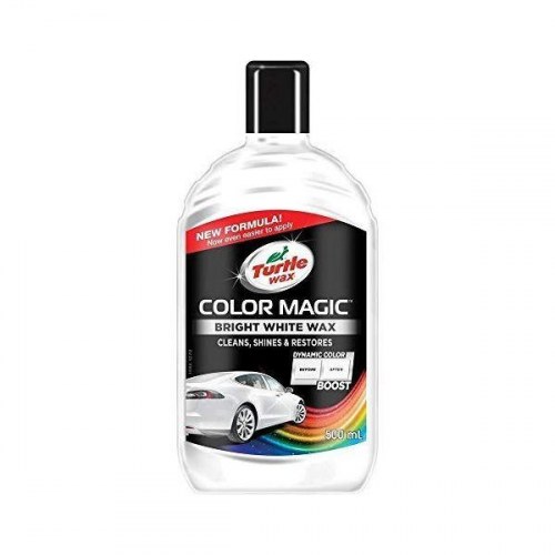 Turtle Wax Color Magic Bright White voks 500 ml - hvid