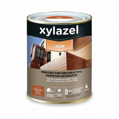 Lasur mahogni satin 750 ml - udendørs træ | Xylazel