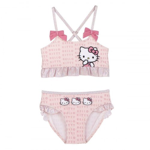 Lyserød Hello Kitty bikini til piger - 6 år