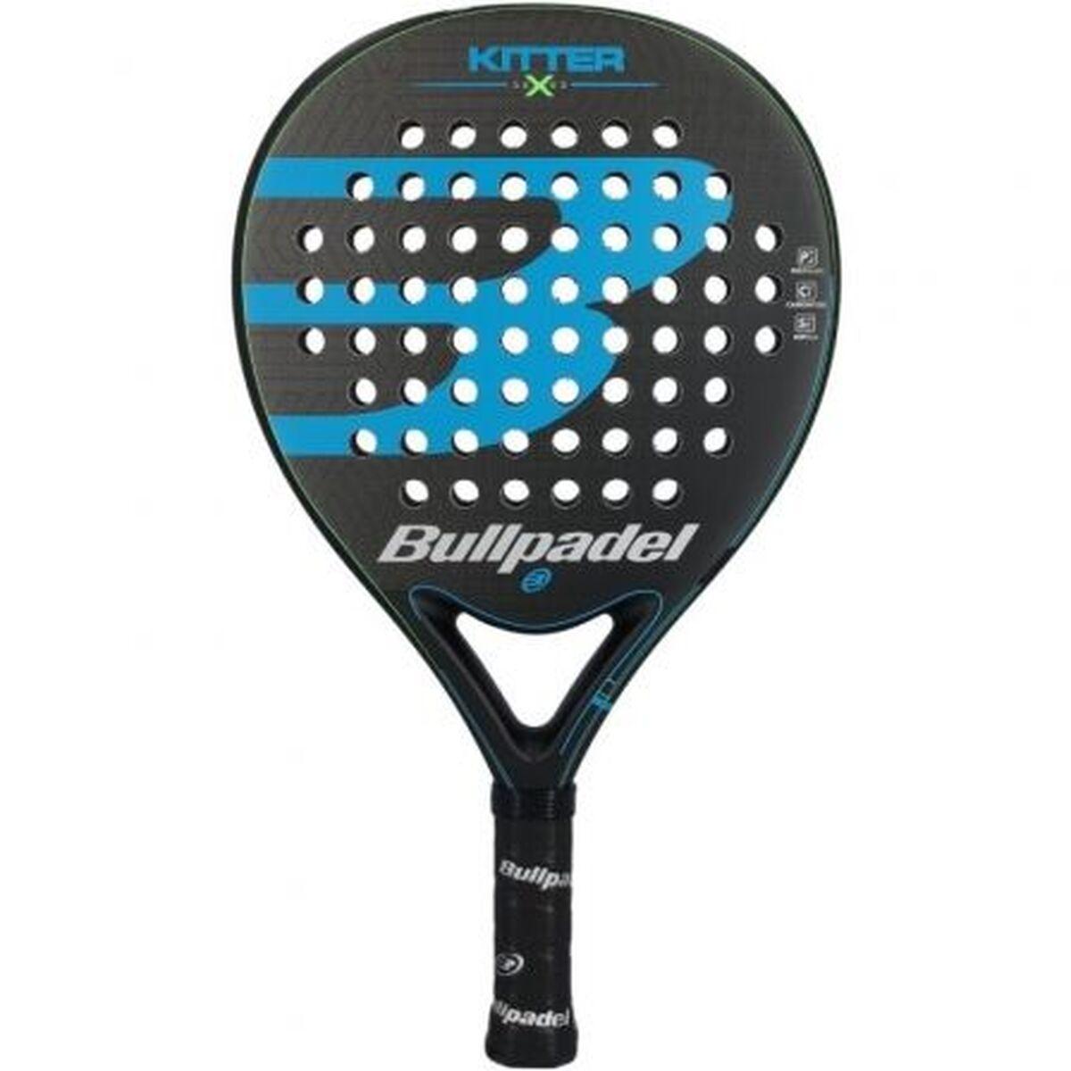 Bullpadel KITTER X BLUE padel bat - blå glasfiber